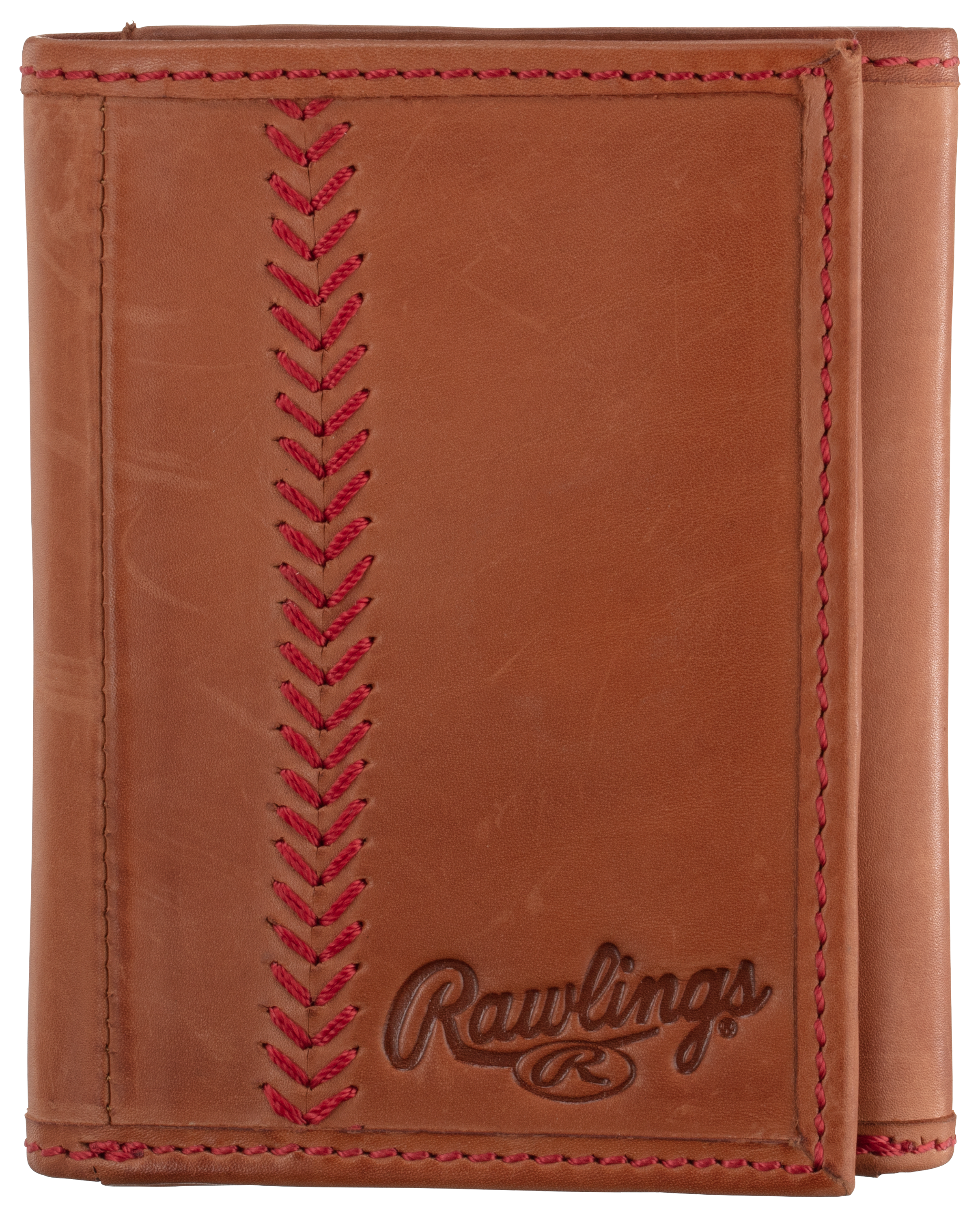 Rawlings Baseball Stitch Trifold Leather Wallet | Bass Pro Shops